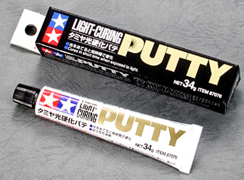 TAMIYA LIGHT CURING PUTTY, 34g - Hobbymad.ie
