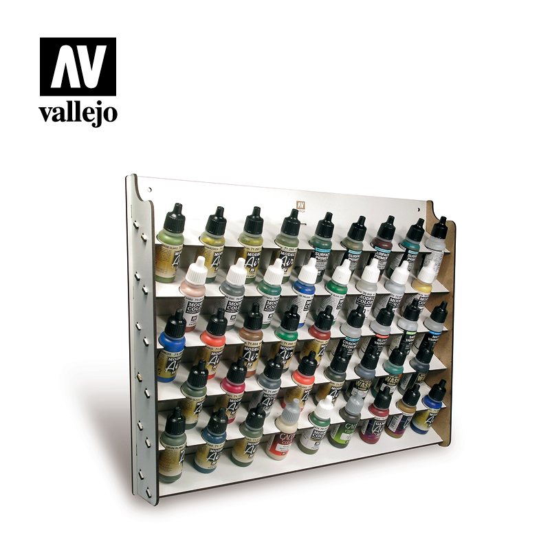 26010 Wall Vertical Paint Rack for17ml Bottles - Hobbymad.ie